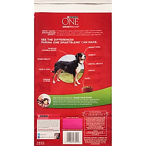 Purina ONE, SmartBlend Lamb & Rice Formula Premium Dog Food 4 lb. Bag
