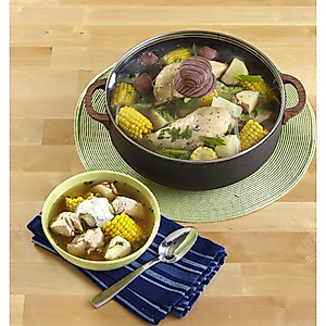 Imusa Stone Caldero, 6.9 Quart, Black