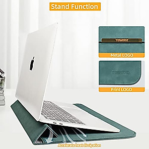 TOWOOZ MacBook Air M2 Sleeve Compatible with 2022 New M2 MacBook Air 13.6 Inch A2681 / MacBook Pro 13-13.3 Inch/MacBook Air 13-13.6 Inch M1 M2 Chip, Laptop Sleeve Case with Accessory Pouch