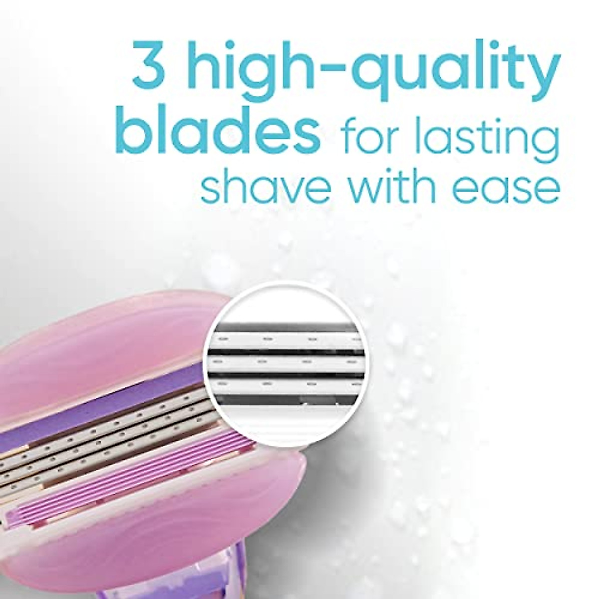 Gillette Venus ComfortGlide Freesia Women's Razor - 1 handle + 2 refills