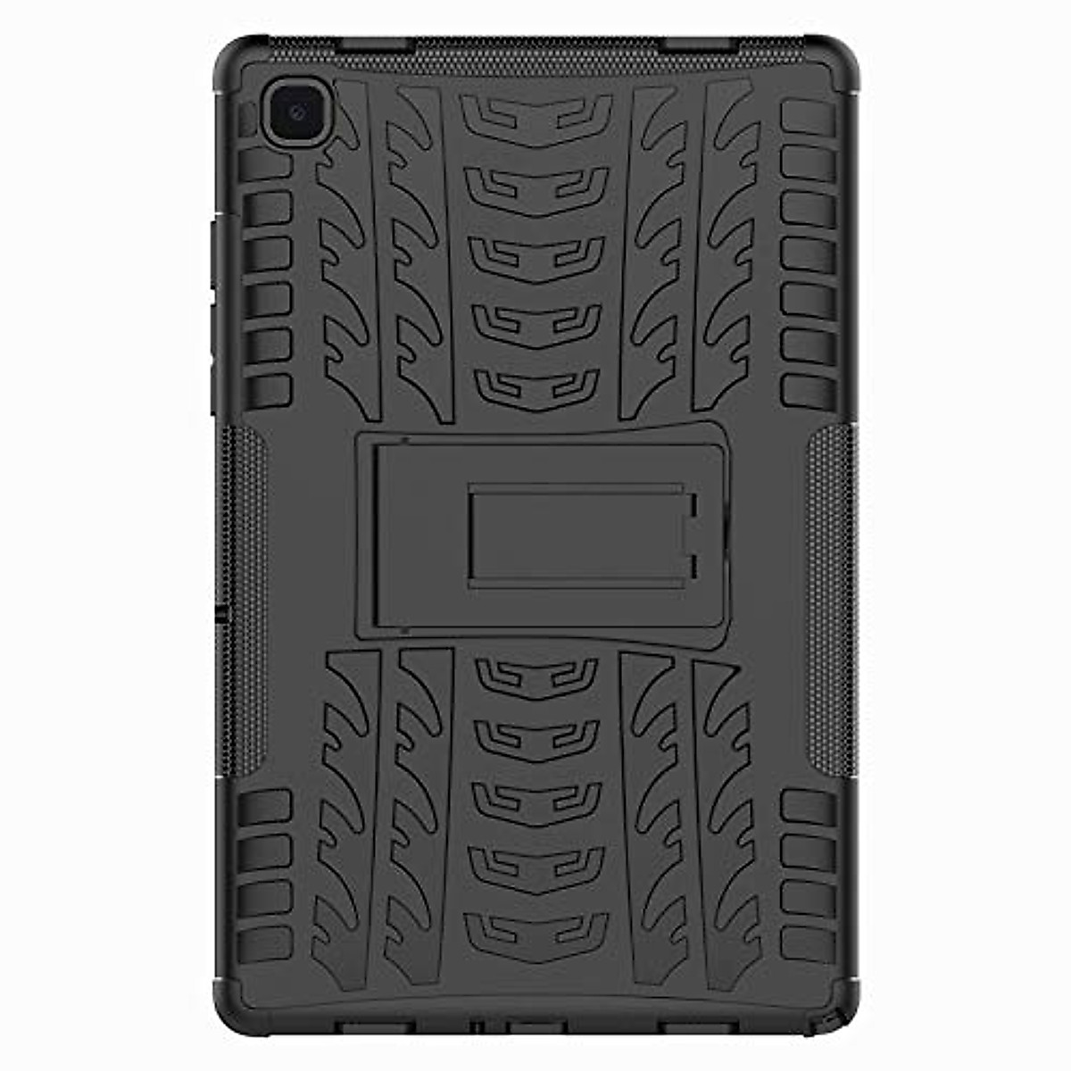 DWaybox for Samsung Galaxy Tab A7 10.4 Case 2020 2022 Released T500 T505 SM-T509 Armor Heavy Duty TPU Soft + PC Hard Rugged Case 2in1 Combo Dual Layer Shock-Absorbing Cover with Stand -Black