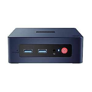 Beelink Mini S Mini PC W11, Intel 11th Gen N5095 (Max 2.9 GHz), Small Desktop PC 8GB DDR4 RAM 256GB SSD, Mini Computer Support 4K Dual HDMI, WiFi5 Bluetooth 4.0, Gigabit Ethernet, 4USB3.0