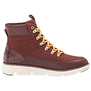 Cole Haan Women's Zerogrand Omni Hiker Boot Hiking, CH Hickory Suede/HIKROY Embossed Crocodile/Ivory Outsole, 9