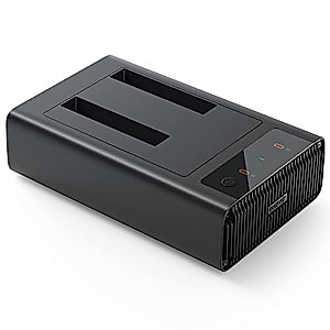 Inateck USB 3.2 Gen 2 Hard Drive Docking Station, ONLY for 2.5" SATA SSD/HDD, with Software Clone Function