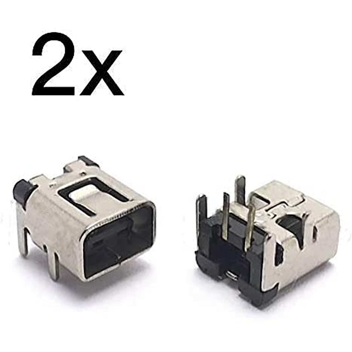 NSLikey AC-DC Power Jack Input Charging Port for Nintendo 2DS for 2DS XL for DS DSi XL (2X)