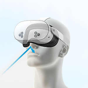 AMVR Silicone Face Cover Compatible with Meta/Oculus Quest 3s Accessories, Sweatproof Face Pad, with Nose Pad, Immersive VR Experience (Purple), NOT Compatible with Quest 3