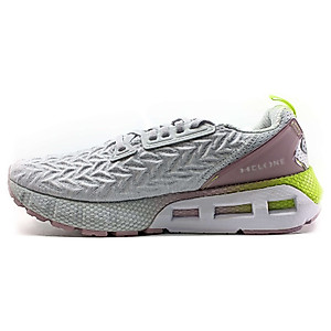 Under Armour Womens HOVR Mega 2 Clone Synthetic Textile Grey Pink Trainers 8 US