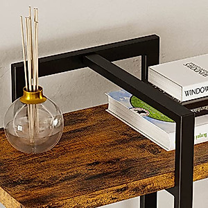 IRONCK Industrial Bookshelf and Bookcase 5 Tiers Large Open Etagere Shelves, 71.2" H x 53.1" L for Home Office, Living Room Bedroom Home Office