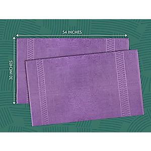 ZUPERIA 7-Pack Bath Towels - 30" x 54" - Ultra Soft 100% Cotton Large Bath Towels- Highly Absorbent for Bathroom, Pool, Gym, Spa, and Hotel Use (Colors Vareity)