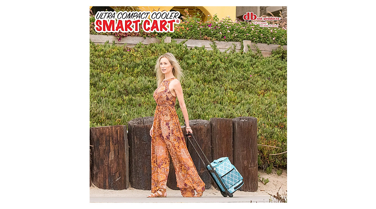 Ultra Compact Cooler Smart Cart for Summer Fun