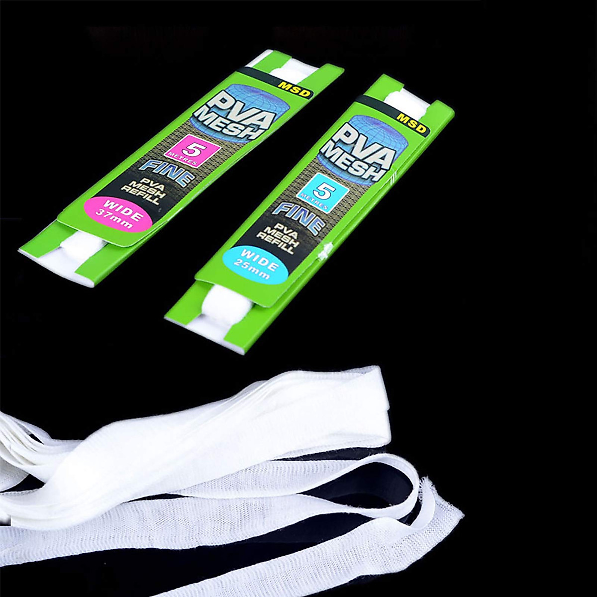 Baost 1 Roll 5M Water Soluble Bags PVA Carp Fishing Bag Bait Holder Transparent Fishing Packing Bags Fishing Tackle Storage Bags Refill Bait Bag 25mm5m