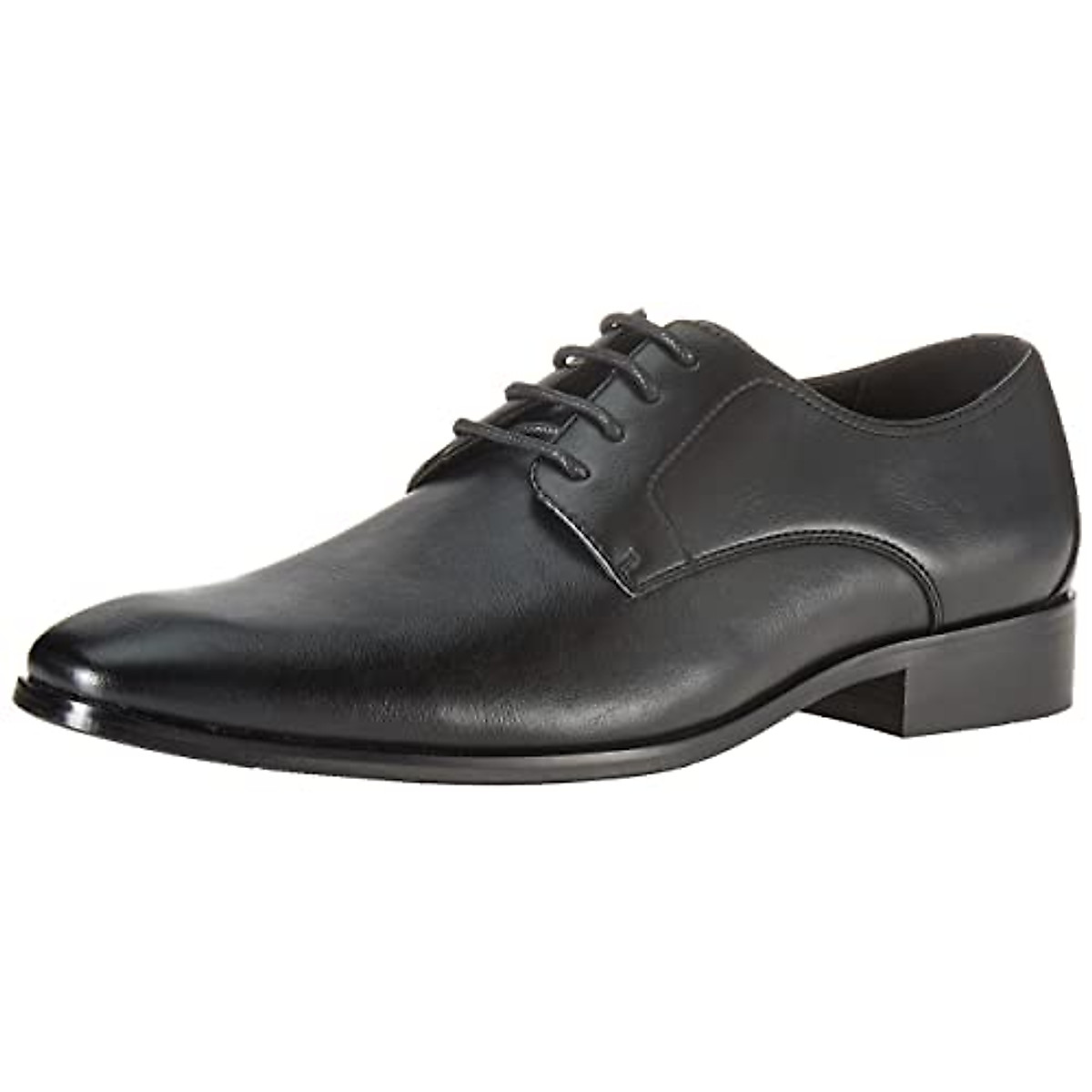 Amazon Essentials Men's Derby Shoe, Black, 10.5