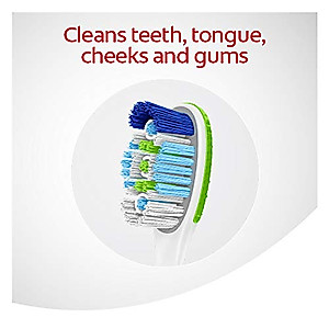Colgate 360 Surround Manual Toothbrushes with Tongue and Cheek Cleaner, 6 Count