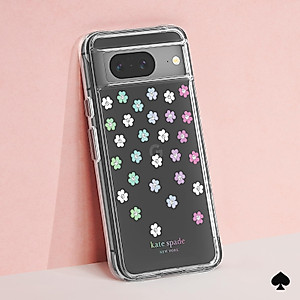kate spade new york Google Pixel 8 Case, Compatible with Wireless Charging - Scattered Flowers