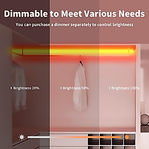 iNextStation Neon Led Strip Lights Orange, 16.4ft/5m Neon Light Strip 12V Silicone Waterproof Flexible LED Neon Lights for Bedroom Festival Party Neon Sign DIY Decor (Power Adapter not Included)