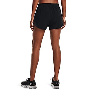 Under Armour Womens Fly By 2.0 Running Shorts , Black (001)/Black , Medium