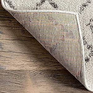 nuLOOM Moroccan Blythe Area Rug, 8' x 10', Grey/Off-white