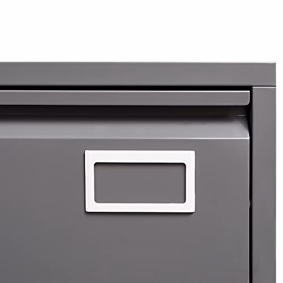 Prohon Metal File Cabinet with Hanging Rod for Letter, A4, Documents, Lateral Cabinets with Drawers & Key Lock, Large Space for Home Office, Gery