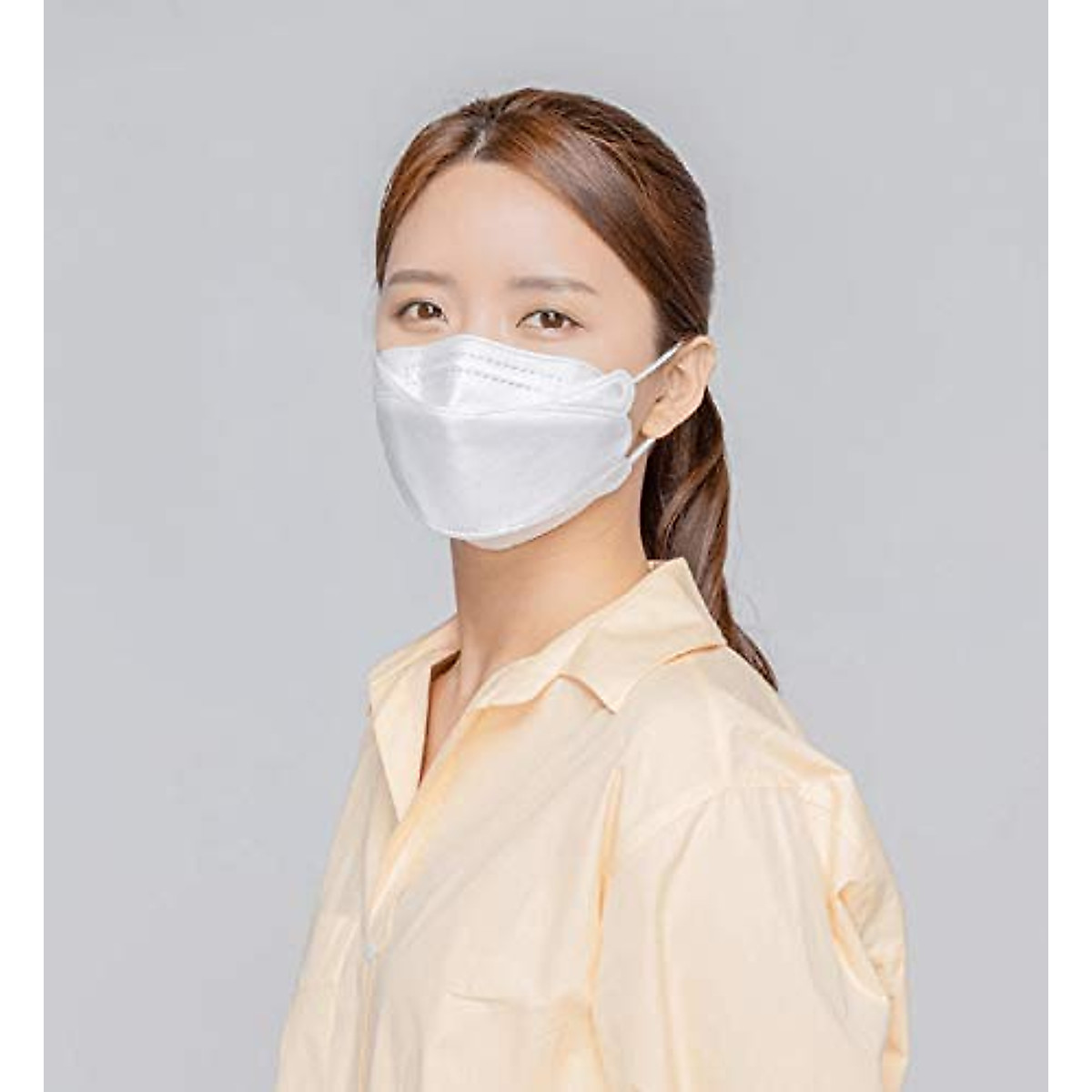 [30 Pack] [Air Queen] White 3-Layers Face Safety Mask for Adult + 1 [Black] All Keeper KF94 Mask [Individually Packaged] [Both Made in KOREA]