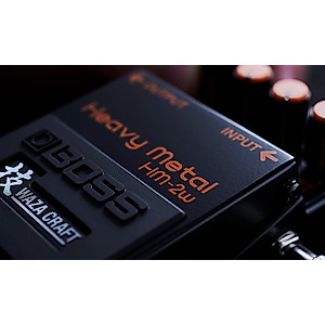 Boss HM-2W Heavy Metal Distortion Pedal Bundle with Instrument Cable, Picks, and Austin Bazaar Polishing Cloth