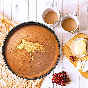 Webake Springform Pan 12 Inch, Nonstick Cheesecake Pan with Removable Bottom Large Cake Tin Baking Mold for Christmas Birthday Baby Shower