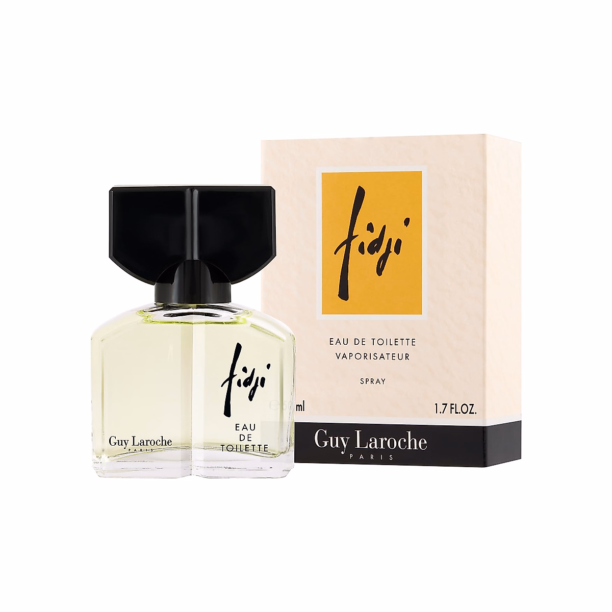 Guy Laroche Fidji, Iconic Designer Fragrance, Eau de Toilette for Women, Long Lasting Women Perfume, Day and Evening Aromatic Scent, 1.7 Fl. Oz.
