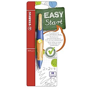 STABILO Ergonomic Mechanical Pencil - EASYergo 1.4 - Left-Handed - Ultramarine/Neon Orange