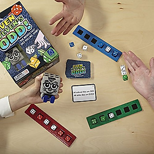 Educational Insights Even Steven's Odd, Dice-Rolling, Adding and Subtracting Challenge Game, Fun & Fast-Paced Family Game