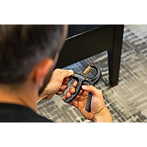 SKLZ Grip Strength Trainer Adjustable Resistance Trainer for Hand, Wrist, and Forearms