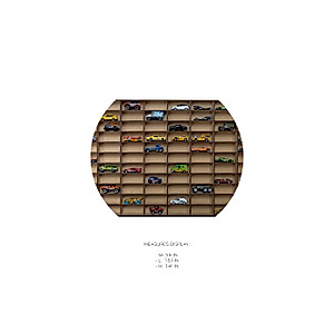 ALEJANDRO CORTES Display Storage Toy Organizer CASE for Cars 1/64 Scale (110 Space)