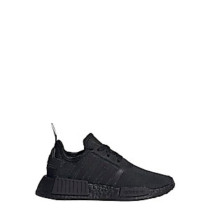 adidas Originals NMD_R1's Sneaker, Black/Black/Black, 5 US Unisex Big Kid
