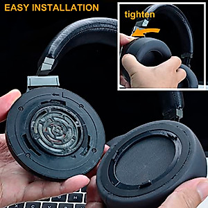 Virtuoso XT Thicker Earpads Upgrade Quality - Ear Pads Ear Cushion Replacement for Corsair Virtuoso RGB Wireless, Corsair Virtuoso RGB Wireless XT,RGB Wireless SE,High-Density Noise Cancelling Foam