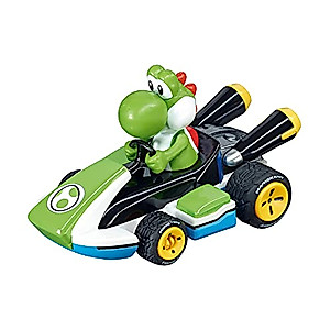 Carrera 64035 Mario Kart - Yoshi 1:43 Scale Analog Slot car Vehicle for GO!!! Electric and Battery Slot car Racing Track