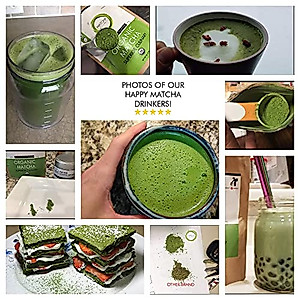 eco heed Organic Japanese Matcha Green Tea Powder - Premium Superior Culinary Grade - Stone Ground No Additives - (3.5oz)