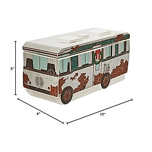 Department 56 National Lampoon's Christmas Vacation Cousin Eddie's RV Sculpted Canister Cookie Jar, 5 Inch, Multicolor
