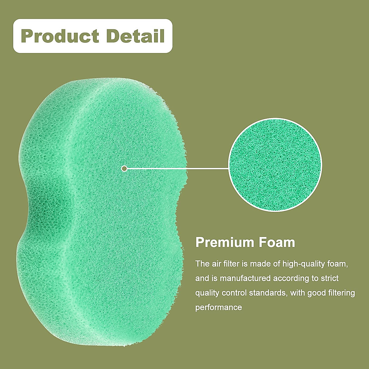 KLWZH Air Filter 605-139 Compatible with Homelite XL-2 Chainsaws 69141 D92702B