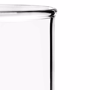 EISCO Beaker, 150ml - Griffin Style, Low Form with Spout - White, 25ml Graduations - Borosilicate 3.3 Glass