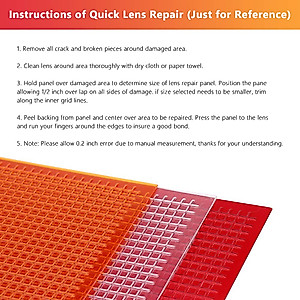 Car Lens Crack Repair Film, Kit Auto Lens Repair Car Lights Crack Repair Film Headlight Multi-Pack Taillight Repair Tools
