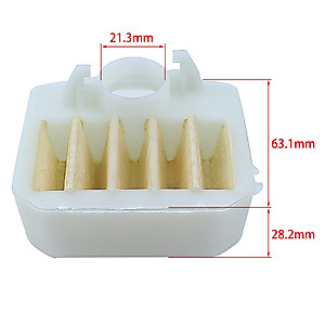 Adefol 3pcs Air Filter for Husqvarna 351 340 345 346 346XP Chainsaw #537024003