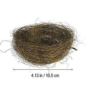 PRETYZOOM Home Decor 3pcs Artificial Bird Artificial Easter Bird Bird Rattan Birds Fake Bird Outdoor Decor