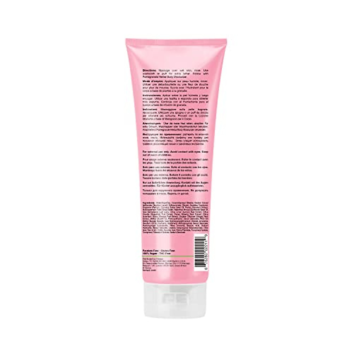 Hempz Herbal Body Wash, Pearl Pink, Pomegranate, 8.5 Fluid Ounce