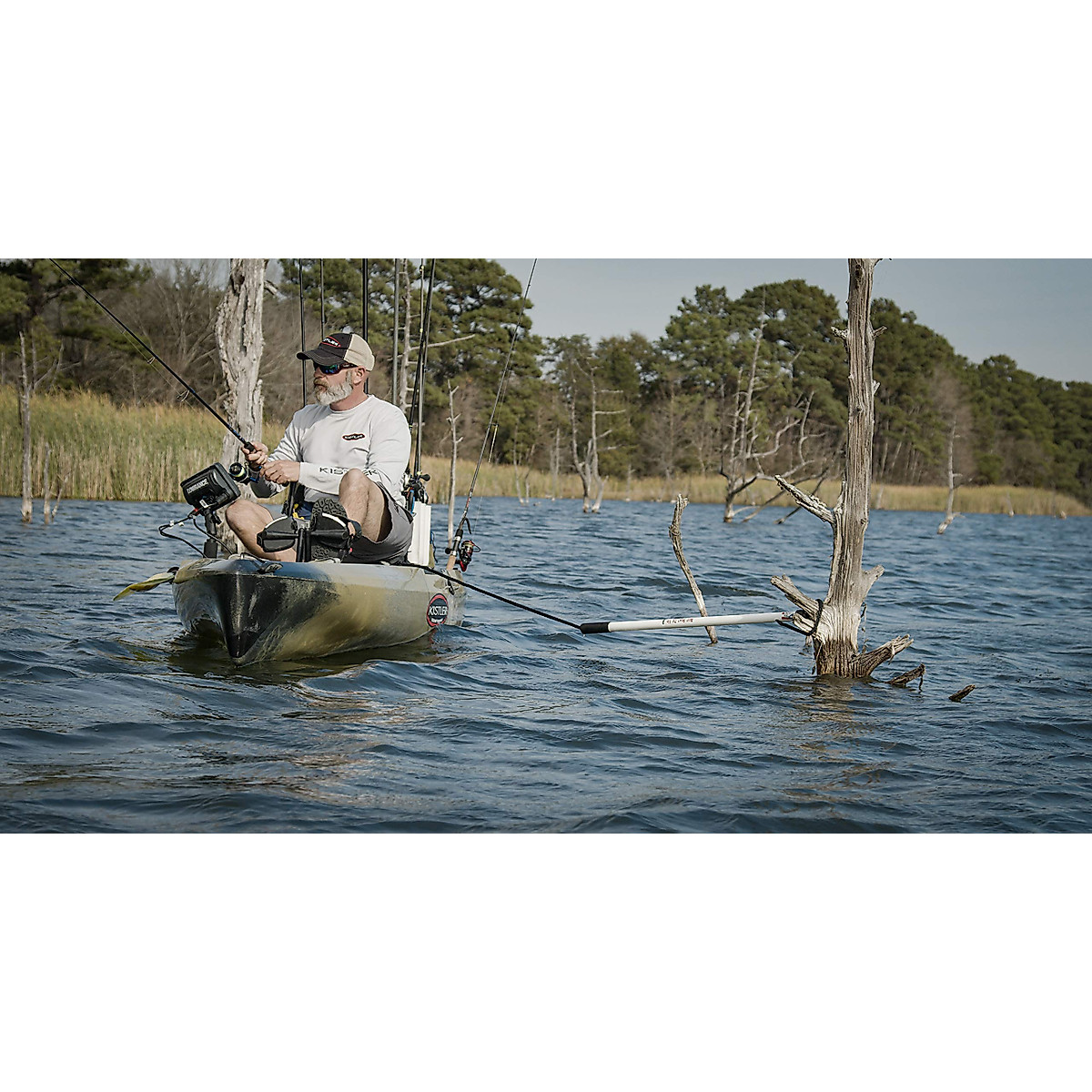 Rite-Hite Boat Tie Up - 2 Pack in White or Yellow, Tie Up Without Having to Get Out of The Boat (White, 15)