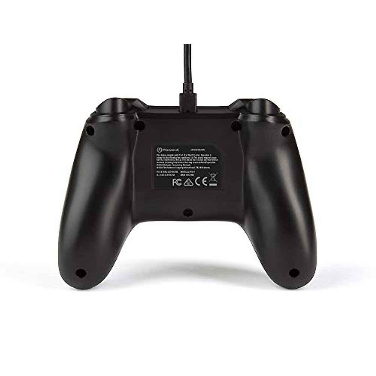 PowerA Nintendo Switch Wired Controller - Black, Detachable 10ft USB Cable, No Battery Required, Officially Licensed By Nintendo