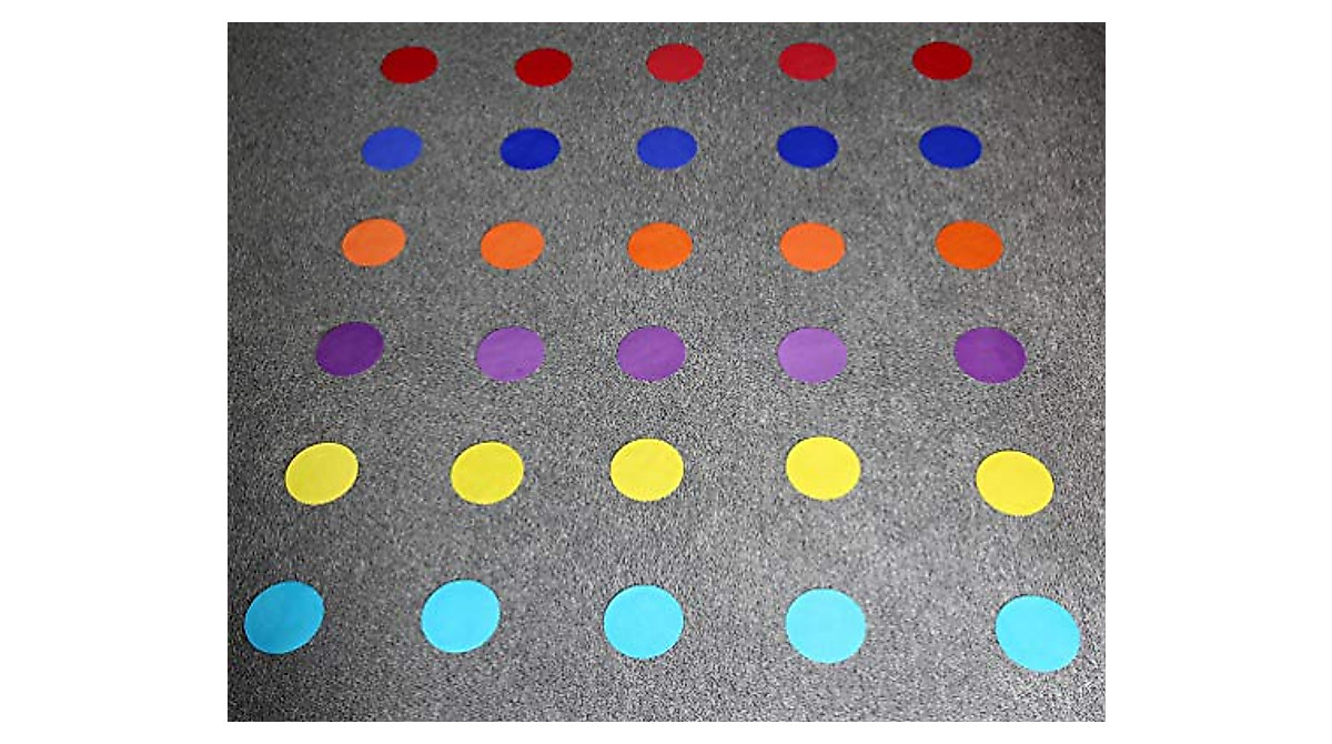 Carpet Markers for Kids | Bright Classroom Floor Spot Circles