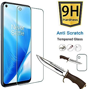 【3+3 PACK】Coolpow Designed for Oneplus Nord N200 5G Screen Protector plus One Nord N200 5G Screen Protector Tempered Glass Cell Phone Film, 【EasyInstall Tool 】,9H Hardness, Ultra HD, Scratch Resistant