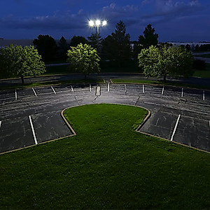 LED Parking Lot Lights 200w - Direct Wiring AC 100-277V LED Shoebox Pole Light - 26000lm 5000K Daylight Street Lighting - IP65 Waterproof Outdoor Large Area Lighting ETL DLC Listed