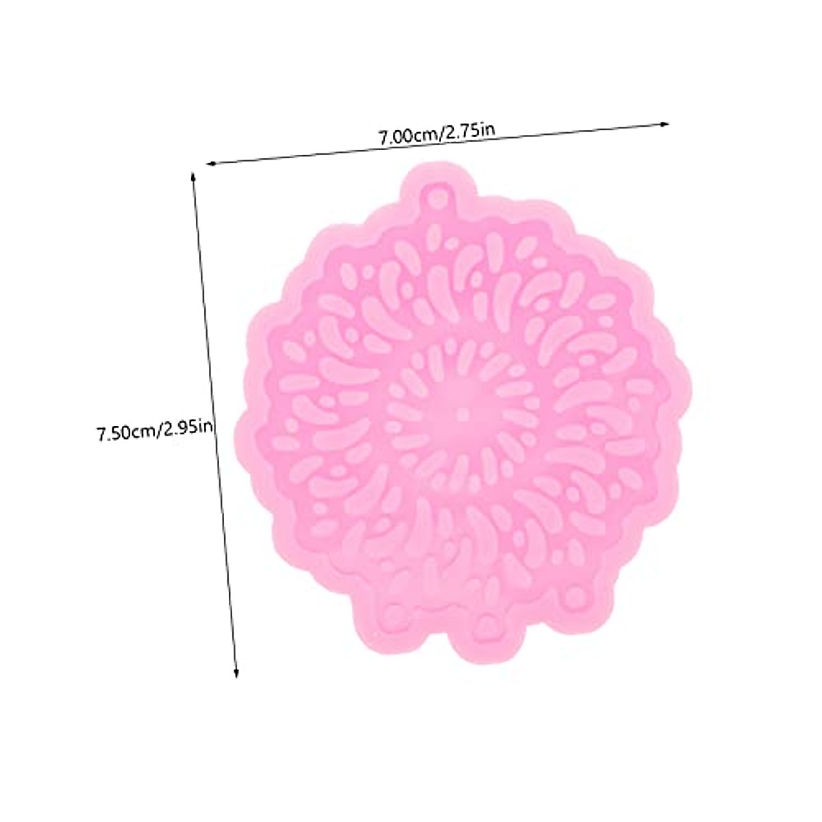 5pcs Dream Catcher Stencil Mini Silicone Molds Circle Tray Resin Molds Necklace Pendant Silicon Molds Silicone Jewelry Pendant Molds Dreamcatcher Charms Molds DIY Silicone Mold Set