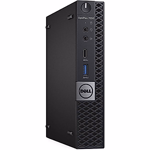 Dell OptiPlex 7050 - Micro Intel Core i5-6500T 2.5 GHz, 8GB RAM, 256 GB Solid State Drive, Windows 10 Pro 64bit, (Renewed)
