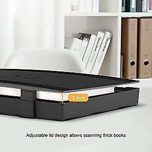 VIISAN 3120 A3 Large Format Flatbed Scanner, 1200 DPI, Scan 12" x 17" in 8 sec, Frameless, Auto-Scan, Document & Photo & Book Scanner, Design for Library, School and Soho. Supports Windows 11 & Mac
