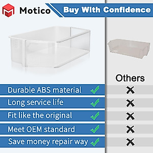 DA97-12657A Refrigerator Left Door Shelf Bin Replacement for Samsung Refrigerator Parts RF260BEAESR RF261BEAESR RF261BEAESP Replace DA63-07104A,DA63-06867,AP5621270,2813223,PS4176661 /Appliance Parts